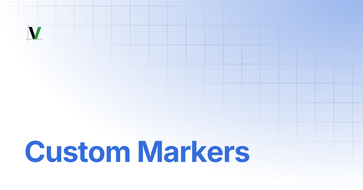 Custom Markers | VitaraCharts