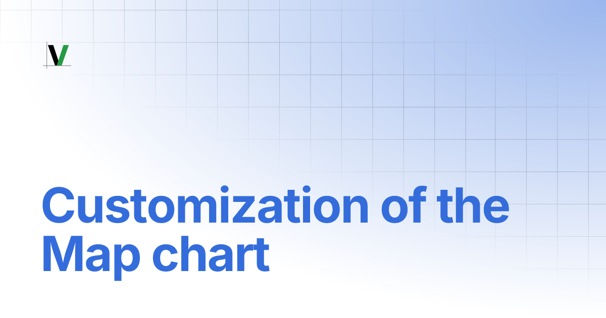 Customization of the Map chart | VitaraCharts